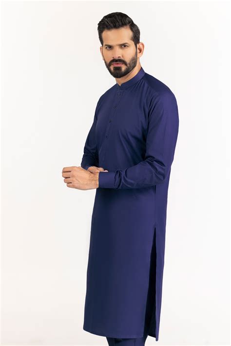 Silver Cotton Unstitched Fabric For Men Gul Ahmed