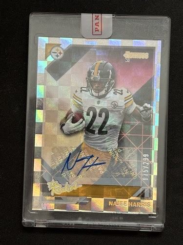 Najee Harris 2021 Panini Donruss The Rookies Auto 299 Ebay
