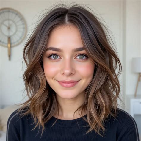 40 Medium Length Hairstyles For Round Face That Suit Every Occasion