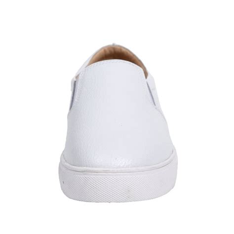 Womens Genuine Leather Fashion Sneakers Comfort Platform Flats Slip On
