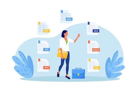 File Format Conversion Vectors And Illustrations For Free Download