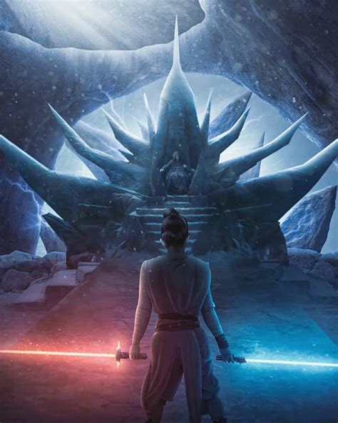 Rey Vs Palpatine Fanart Starwars