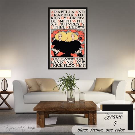 Ethel Reed Arabella And Araminta Canvas Print Framed Or Unframed Etsy
