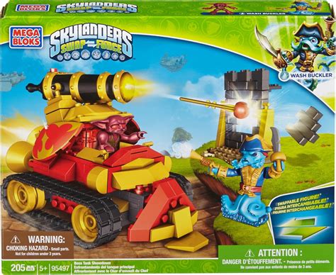 Mega Bloks Skylanders Boss Tank Showdown Buildable Boss Tank Wash