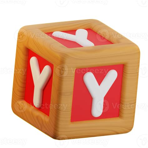 Alphabet Letter Y Toy Block 72681748 Png