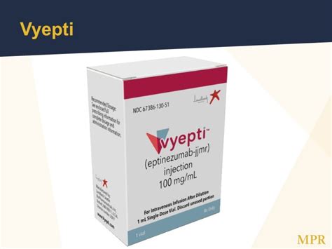 New Drug Product Vyepti Mpr