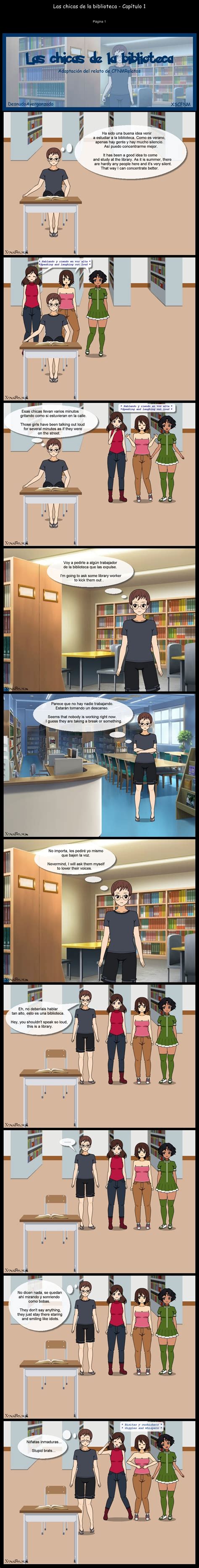 Blog Cfnm De Xenastorm Desnudado En La Biblioteca Comic Enm Cfnm