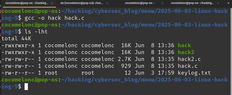 Linux Hacking Part 5 Building A Linux Keylogger Simple C Example Cocomelonc