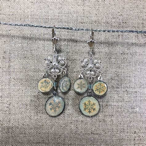 Flaky Earrings Etsy