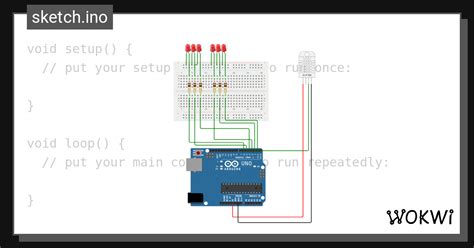 Sensör Lambaları Wokwi Esp32 Stm32 Arduino Simulator