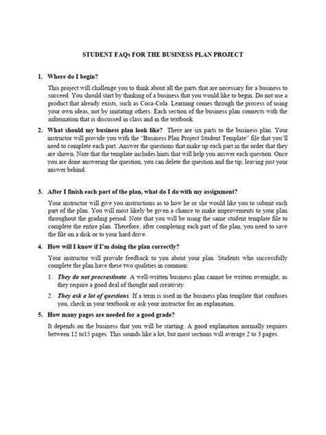 Kelompok 8 Business Plan Part 1 Dragged 2 Pdf