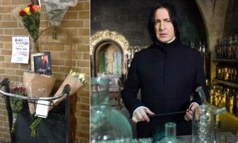 Harry Potter Fans Create Magical Alan Rickman Memorial At Platform 9