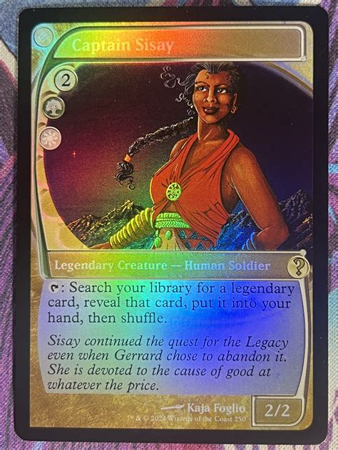 Captain Sisay Mb2 250 Foil Bootleg Mage
