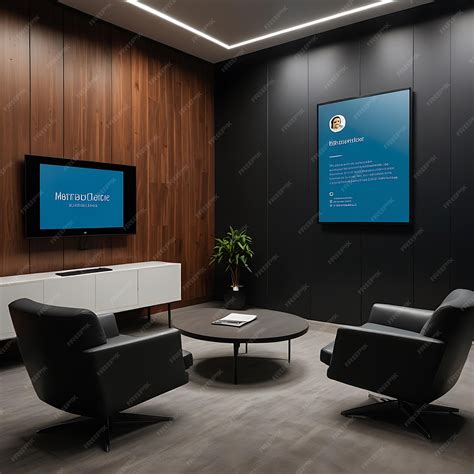 Premium Photo Contemporary Interview Room Design Hightech Features