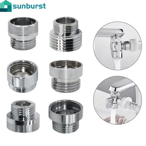 Stainless Steel Variable Diameter Adapter Of Faucet Water Faucet Coupler Thread Connector