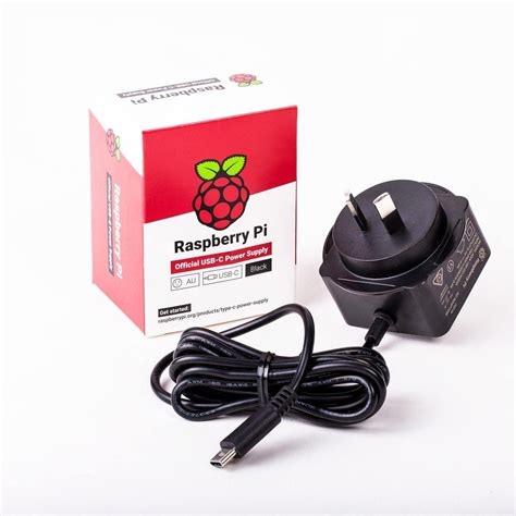 Original Raspberry Pi 15w Usb C Power Supply Au Plug 365powersupply
