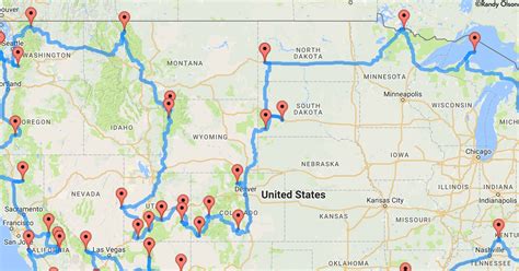 Ultimate Us Road Trip Your Perfect Map