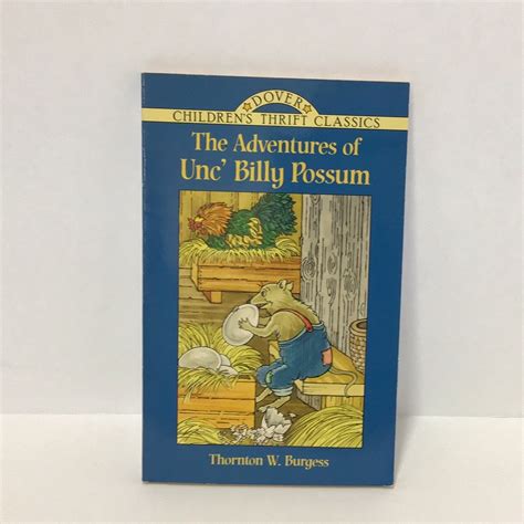 The Adventures Of Unc Billy Possum Constructive Fun Toys