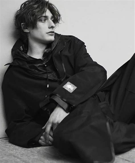 Maxence Danet Fauvel Bw Photoshoot French Male Aesthetic
