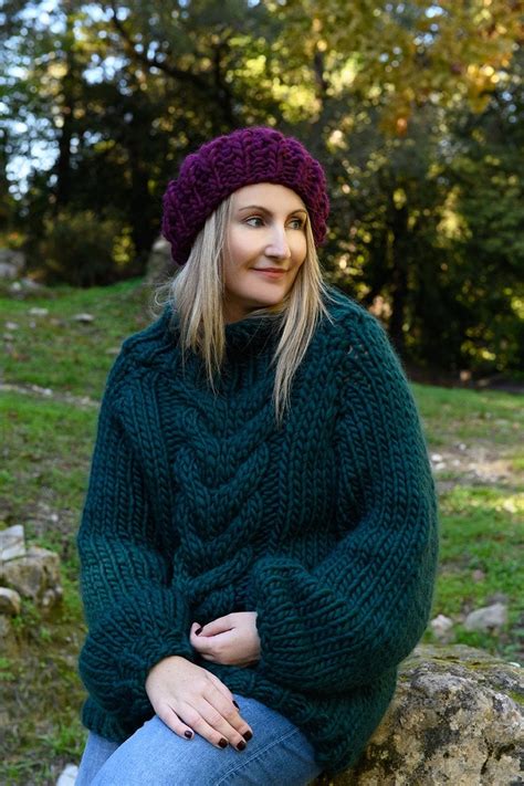 Oversized Cable Knit Sweater