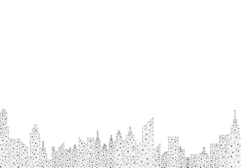 Premium Vector Polygon City Illustration