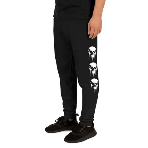 Skull Joggers Etsy