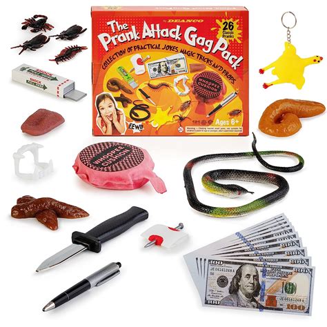 Buy Deanco The Prank Attack Gag Pack Prank Kit Box Pack T Set