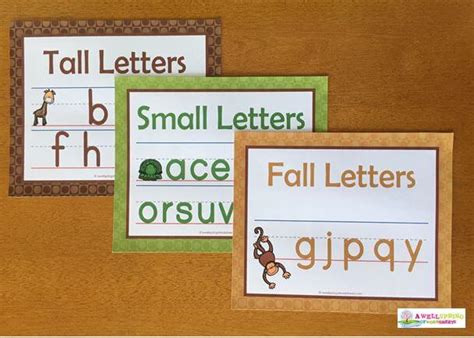 Tall Small And Fall Letters A Wellspring Of Worksheets