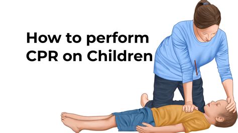 How CPR is performed on a child
