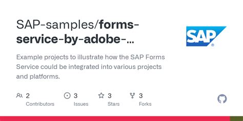 Github Sap Samplesforms Service By Adobe Samples Example Projects