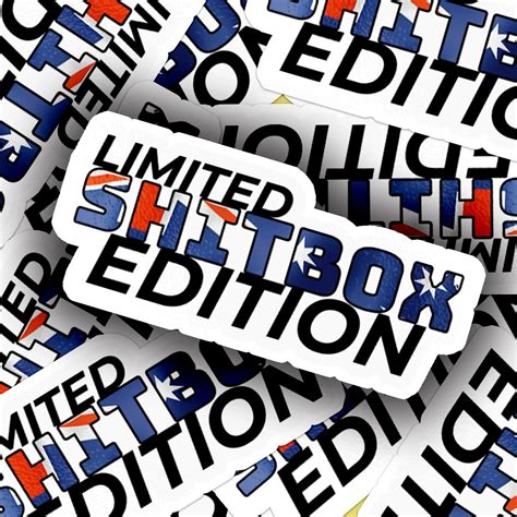 Limited Shitbox Edition Sticker Customkings