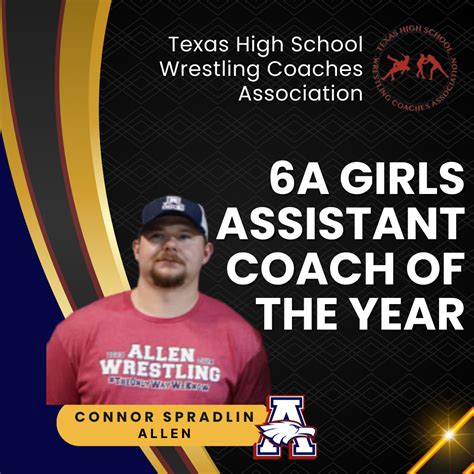 Coach Of The Year Texas High School Wrestling Coaches Association Thswca