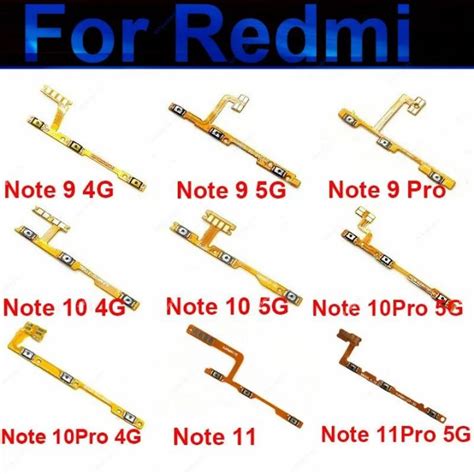 Power Volume Buttons For Xiaomi Redmi Note Pro G G S T S S On Off Power Volume