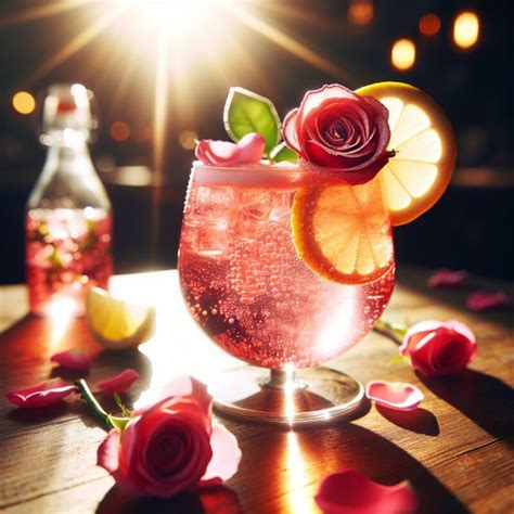 Rose Lemonade Mocktail Rezept