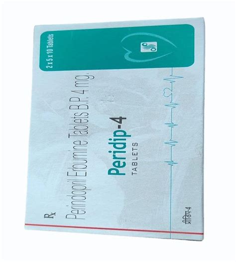 4mg Perindopril Erbumine Tablets Bp At ₹ 135box In Panchkula Id