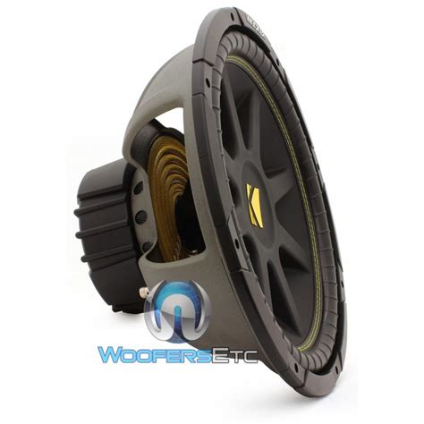 C15 4 Kicker Comp 15 500 Watt Single 4 Ohm Svc Subwoofer 10c154