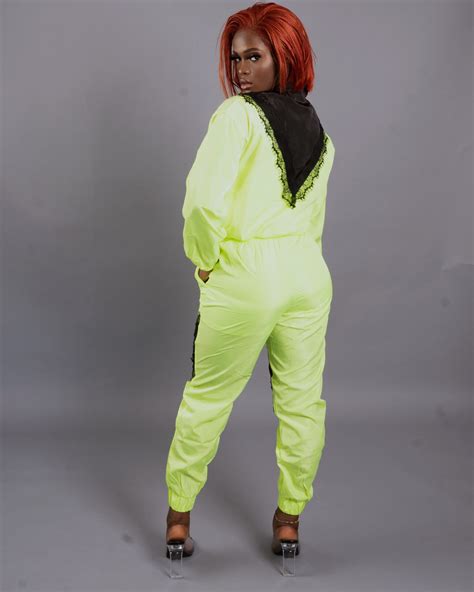 Heather Set Neon Green Rehabcouture