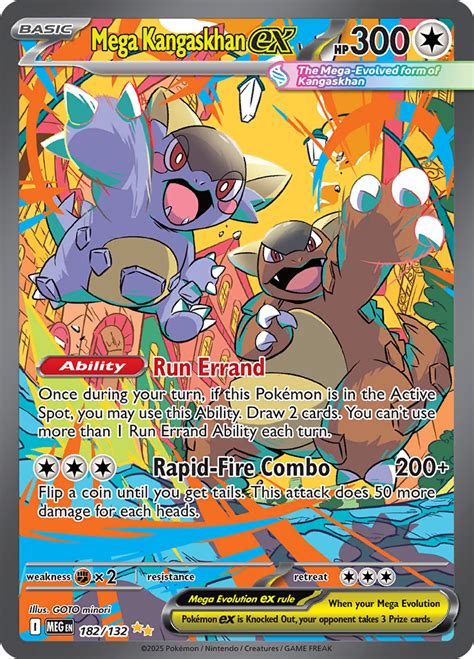 Mega Kangaskhan Ex 182132 Mega Evolution Pokemonkaartnl