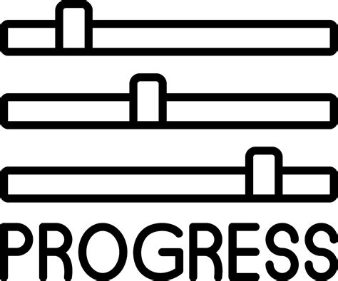 Progress Line Icon 47207875 Vector Art At Vecteezy