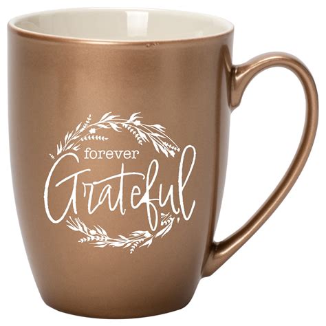 Elanze Designs Forever Grateful Wreath Bronze 10 Ounce New Bone China