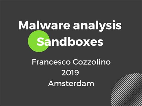 Malware Analysis Sandboxes Pdf