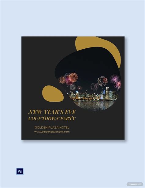 New Year Countdown Instagram Post Template In Psd Download