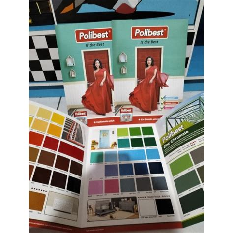 Jual Katalog Cat Polibestcatalog Polibestkartu Warna Polibest
