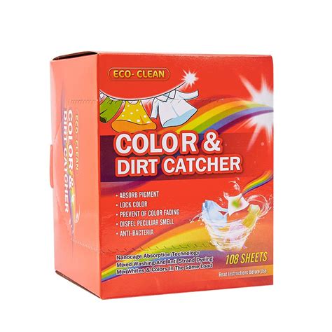 Eco Clean Dye Trapping Sheets 108 Count Color Keeper Sheets