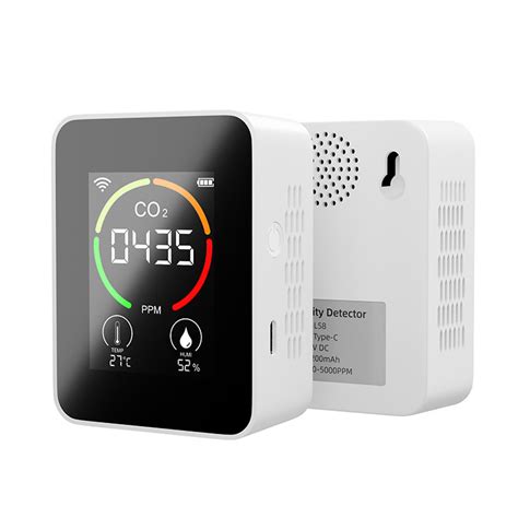 Analizador De Calidad Del Aire Digital Inteligente Portátil Co2 Medidor