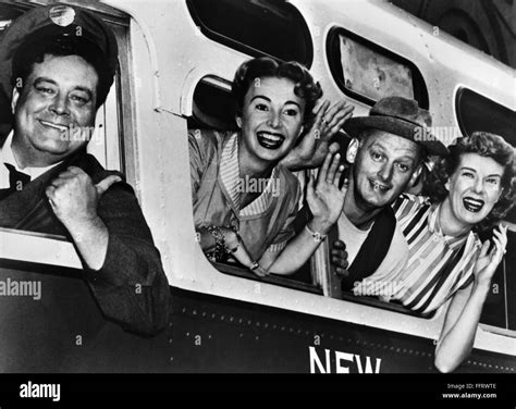 The Honeymooners C1955 Nleft To Right Cast Members Jackie Gleason