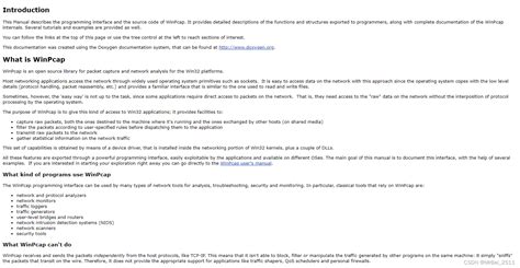 十二、windows网络知识梳理（12） 进阶知识流量监控 winpcap windows网络流量监控 csdn博客