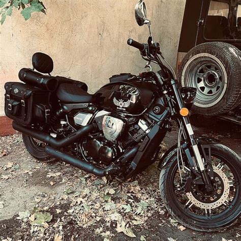 خرید و قیمت کیف خورجینی 4 تکه جیبدار چرمی موتورسیکلت اونجر بندا C2 آکویلا طرح هارلی دیویدسون