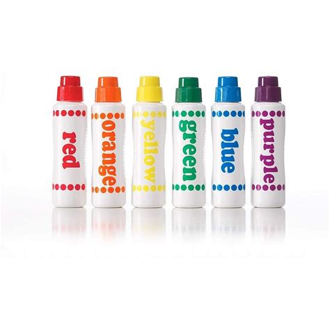 Rainbow Do A Dot Paint Markers 6 Count Pack Teacher