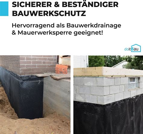 15m Noppenbahn Mit Drainagevlies Profi Kaufland De